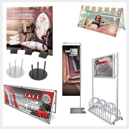 Soportes Publicitarios de Interior y Exterior para ofertas y promociones