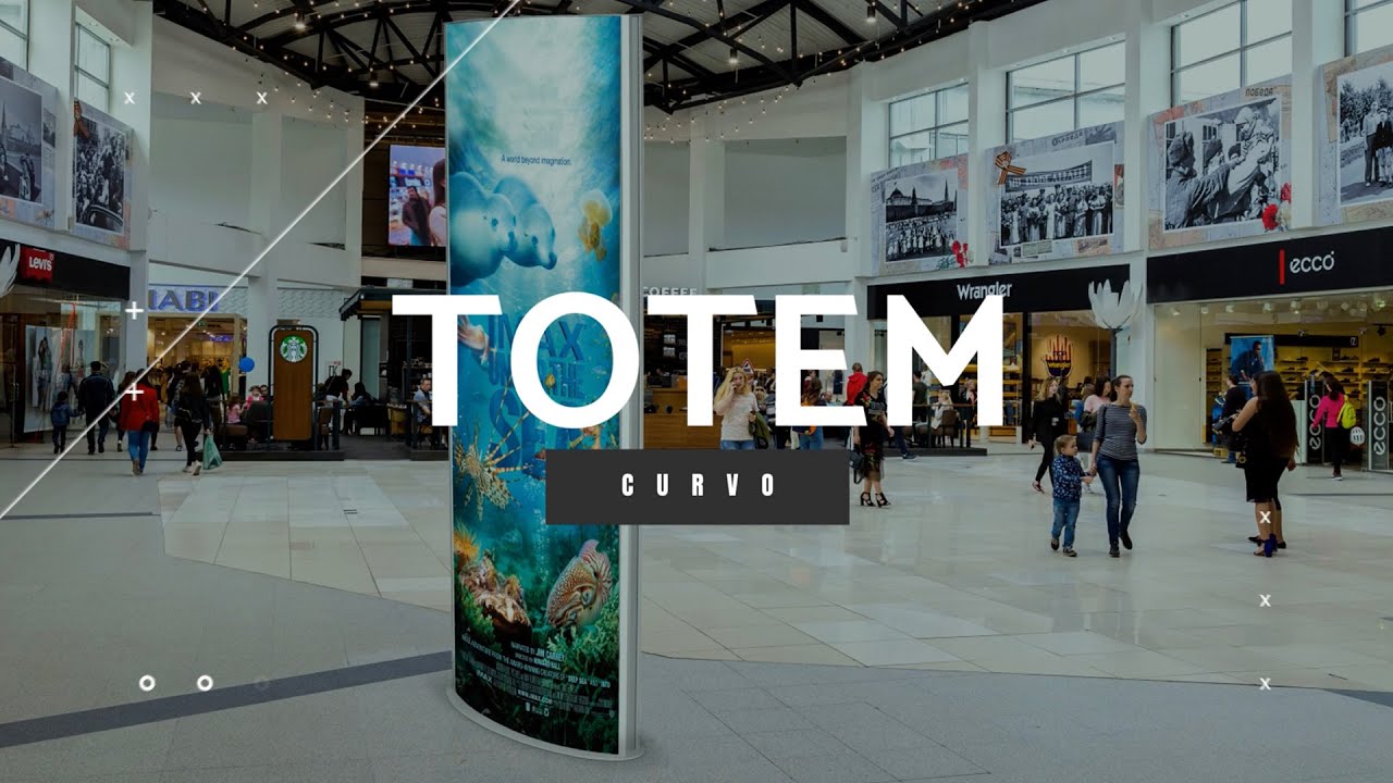 Columna Gráfica Publicitaria Luminosa modelo Obidos