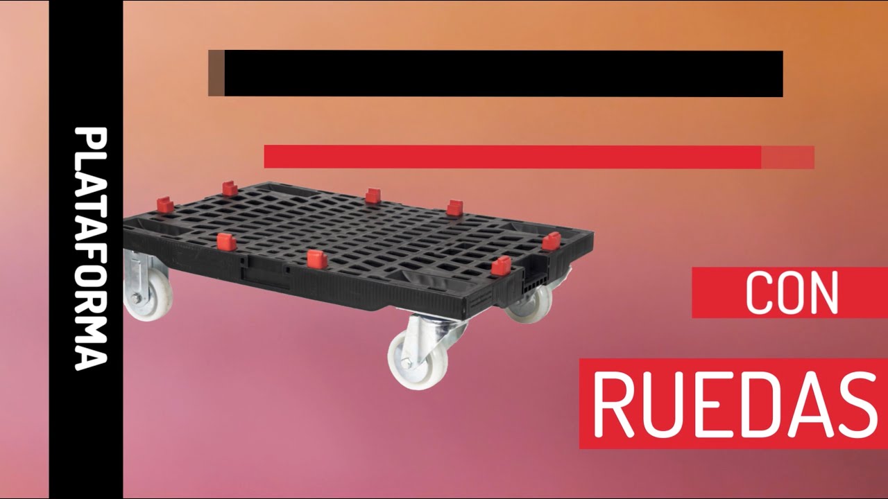 Plataforma con ruedas o palé con ruedas económico