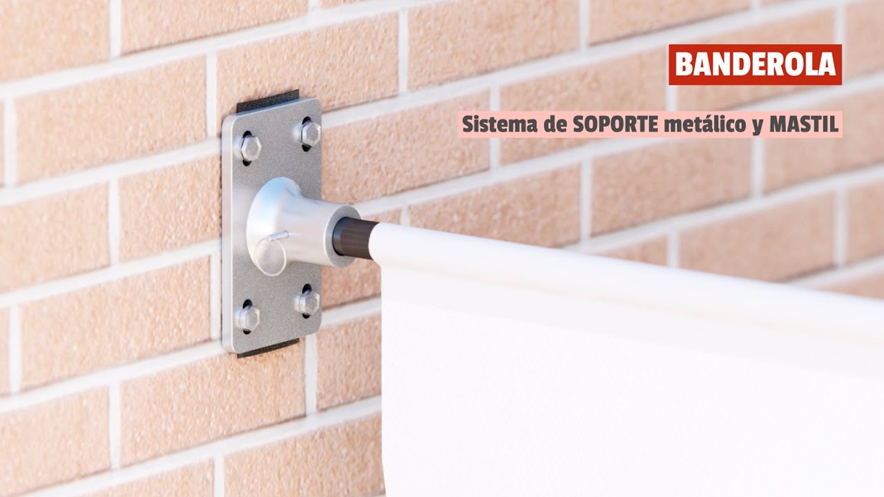 Banderola para Fijación en Pared de publicidad en exteriores
