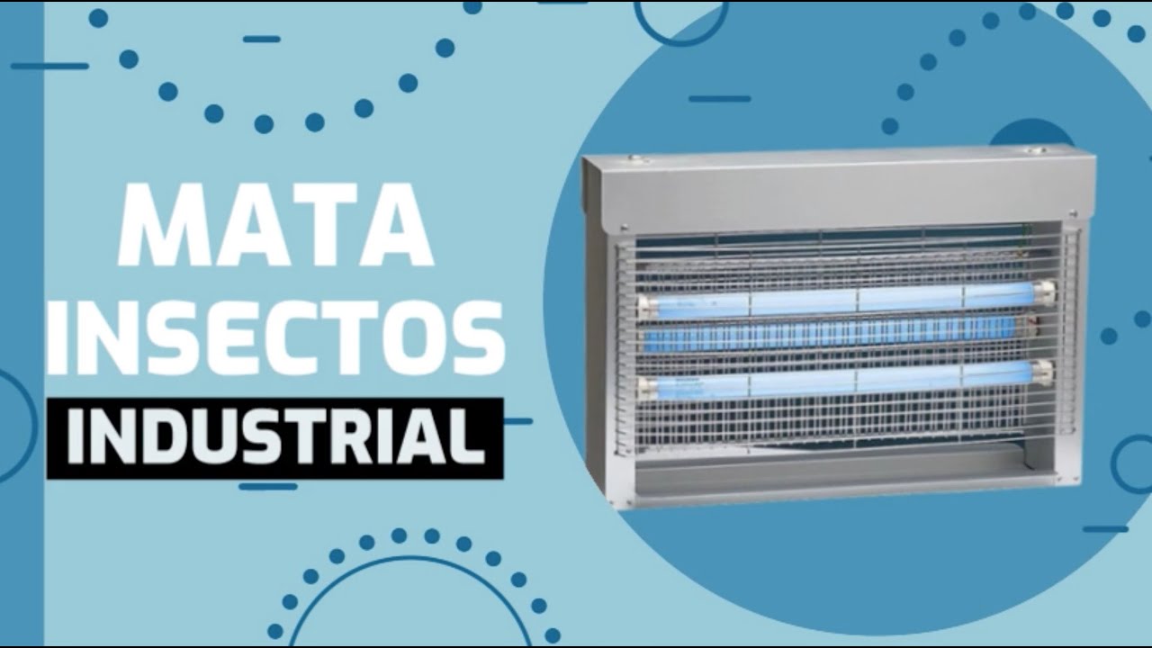 Mata insectos eléctrico en acero Inoxidable de alta calidad y resistencia